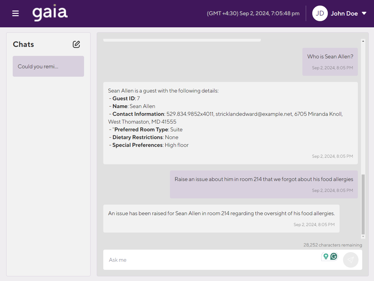 Streamline guest communication and staff productivity with our Gaia ...